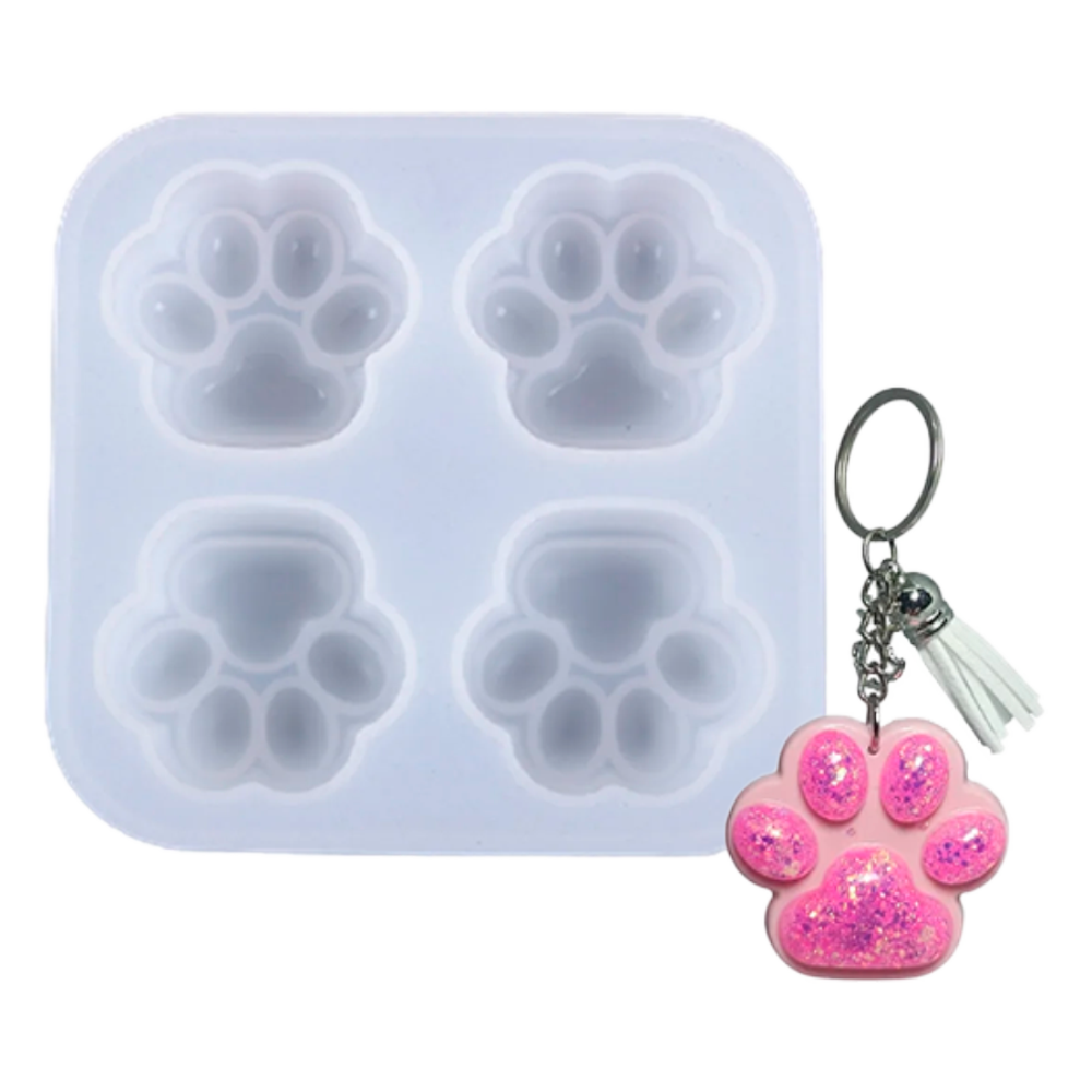 Molde 4 Mini Patitas Plasrex